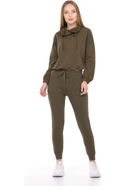 Hakı Çift Cepli Eşofman Altı