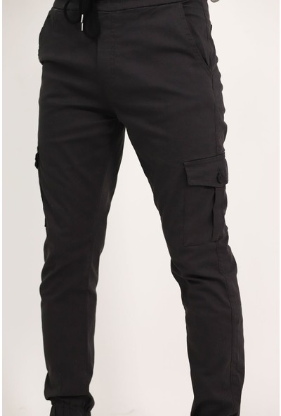 Fume Bel Lastikli Kargo Cep Pantolon