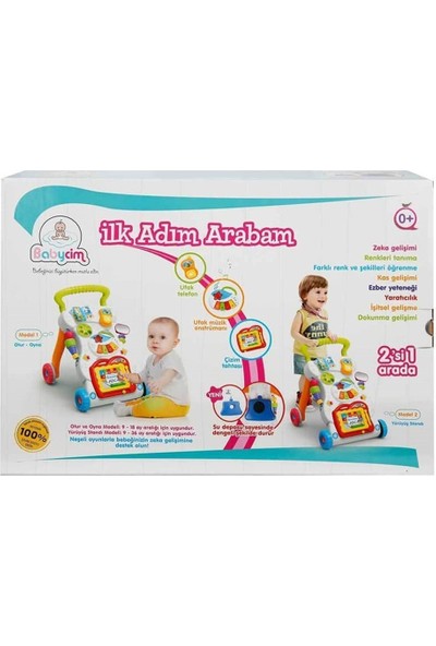 Berlin Shop HE0801 Babycim Yazı Tahtalı Ilk Arabam