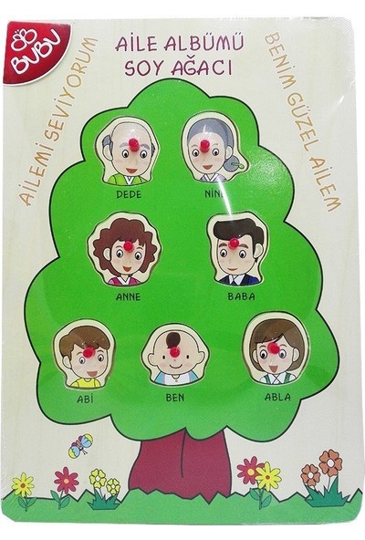 Berlin Shop Bu-Bu Ahsap Puzzle Aile Soyağacı