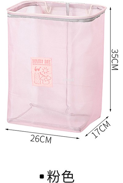 Hi Stores Kirli Çamaşır Sepeti - Pembe (Yurt Dışından) Hi Stores Kirli Çamaşır Sepeti - Pembe (Yurt Dışından)