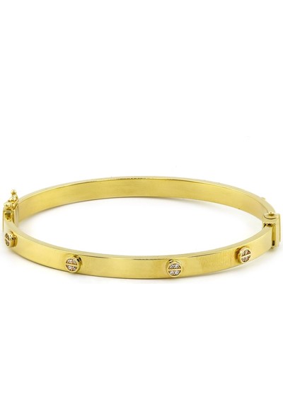 Altınkaynak 14 Ayar Kelepçeli Altın Bilezik