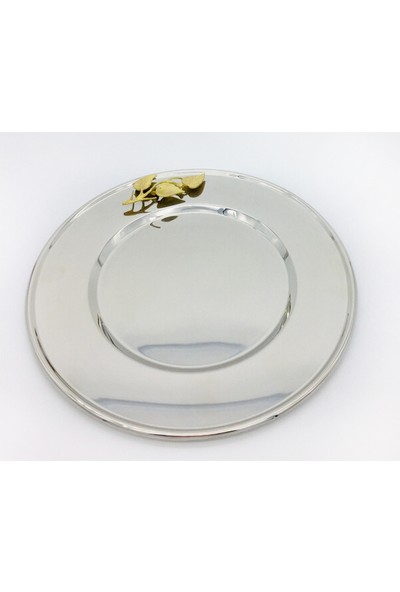 Yaprak Dekorlu Supla Tabağı