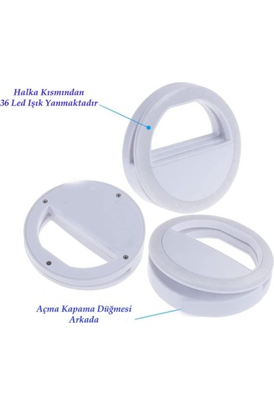 Dempower Taşınabilir Cep Telefonu Selfie Işığı