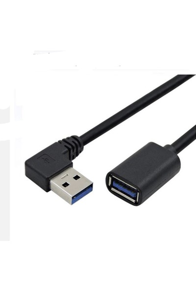Wozlo USB 3.0 Uzatma Kablosu Sağ Açılı 90 Derece Dirsek Panel Tipi Kablo 30CM Wozlo USB 3.0 Uzatma Kablosu Sağ Açılı 90 Derece Dirsek Panel Tipi Kablo 30CM