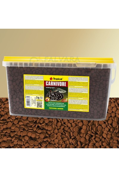 Tropical Carnivore 250 Gram Küçük Tablet Balık Yemi Tropical Carnivore 250 Gram Küçük Tablet Balık Yemi