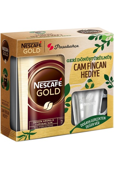 Nescafe Gold 150GRPAŞABAHÇECAM Fincan Hediyeli