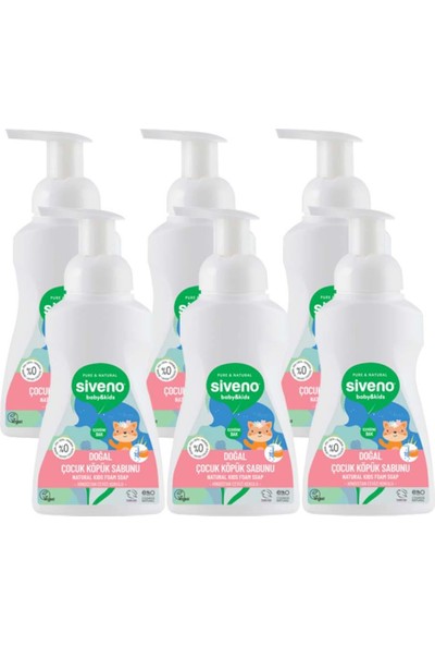 Siveno Zeytinyağlı Kids Köpük Sabun 250 ml x 6 Siveno Zeytinyağlı Kids Köpük Sabun 250 ml x 6