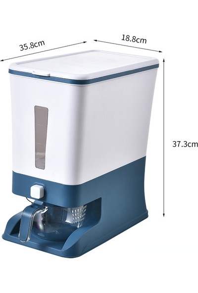 Muzi Mühürlü Pirinç Kovası Nem Geçirmez 20 kg. Un Pirinç Saklama Kutusu (Yurt Dışından) Muzi Mühürlü Pirinç Kovası Nem Geçirmez 20 kg. Un Pirinç Saklama Kutusu (Yurt Dışından)