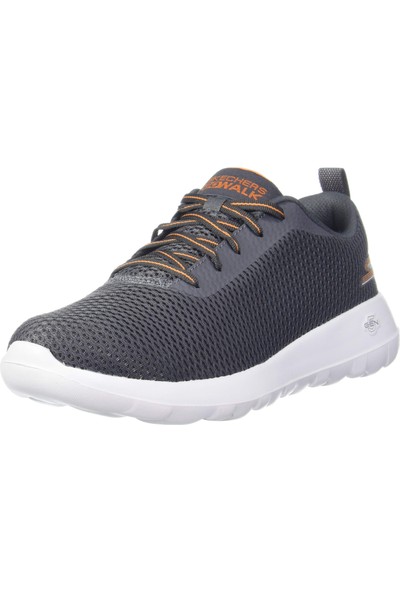Skechers Go Walk Erkek Gri Turuncu Yürüyüş Ayakkabısı MAX-54601 (Yurt Dışından)