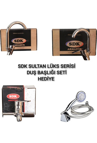 Sdk Sultan Lüks Serisi Duş Başlığı Seti Hediye Sdk Sultan Lüks Serisi Duş Başlığı Seti Hediye