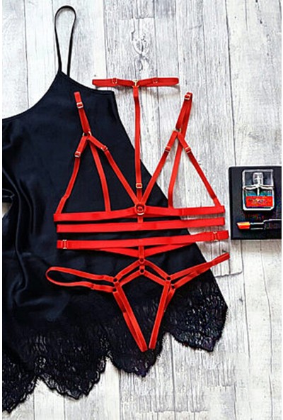 Secret Love String - Sütyen Lastik Harness Takım - APFT144 Secret Love String - Sütyen Lastik Harness Takım - APFT144
