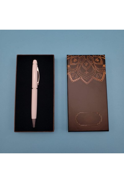 Hediyeconcepti Beyaz Tükenmez Kalem