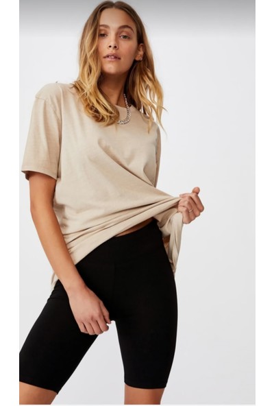 Erdil Giyim Kadın Yüksek Bel Fitilli Spor Şort Tayt Erdil Giyim Kadın Yüksek Bel Fitilli Spor Şort Tayt