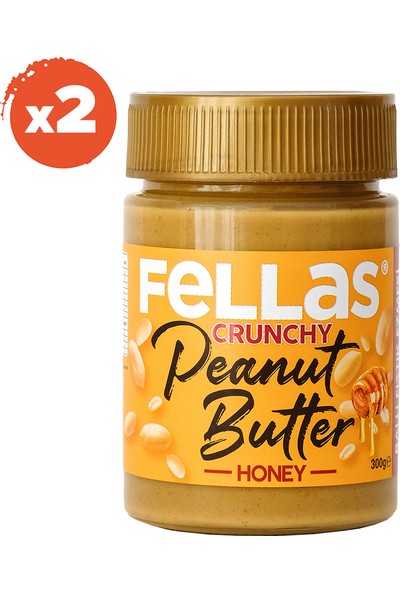 Fellas Ballı Fıstık Ezmesi 300g x 2 Fellas Ballı Fıstık Ezmesi 300g x 2