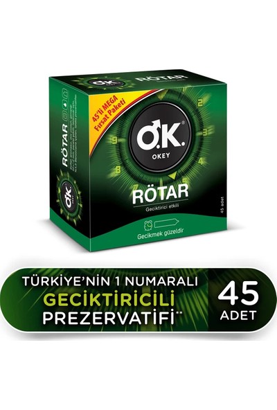 Okey Rötar 20'li Prezervatif + Okey Sıcak Temas 10'lu Okey Rötar 20'li Prezervatif + Okey Sıcak Temas 10'lu