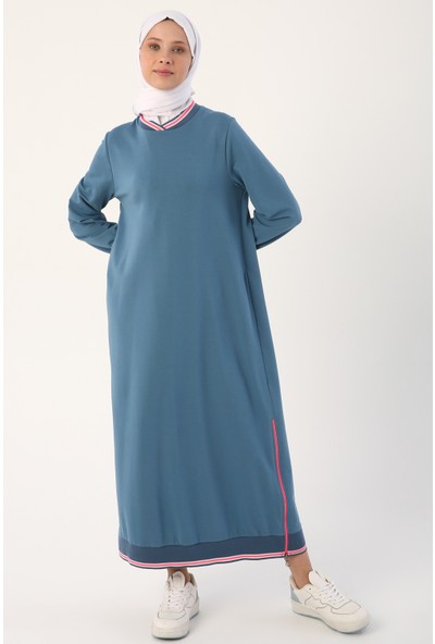 ALLDAY Neon Ribanalı Fermuarlı Elbise