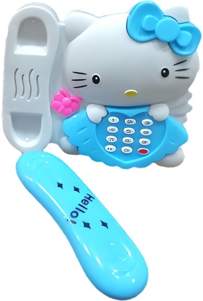 Kahraman Oyuncak Hello Kity Temalı Telefon Pilli Sesli Ev Telefonu 13CM Kahraman Oyuncak Hello Kity Temalı Telefon Pilli Sesli Ev Telefonu 13CM