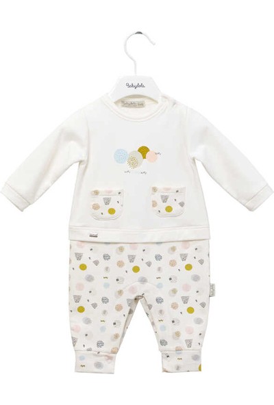 Babydola %100 Pamuklu Unisex Cepli Bebek Tulum Babydola %100 Pamuklu Unisex Cepli Bebek Tulum