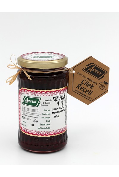 Amesia Çilek Reçeli 430 gr Amesia Çilek Reçeli 430 gr