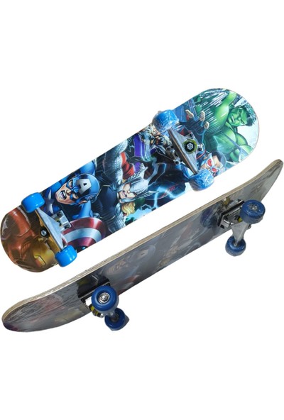 Tosima Üstü Zımparalı 4 Teker Desenli Kaykay Skate Board Tosima Üstü Zımparalı 4 Teker Desenli Kaykay Skate Board