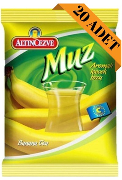 Altıncezve Muz Aromalı İçecek Tozu 300 gr 20'li Altıncezve Muz Aromalı İçecek Tozu 300 gr 20'li