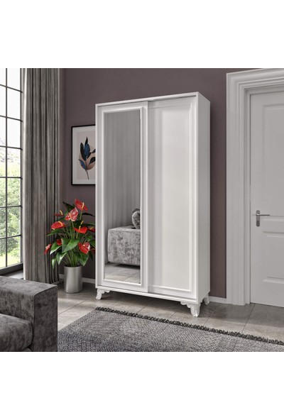 Baby Darling Rio Sürgülü Aynalı Portmanto %100 Mdf