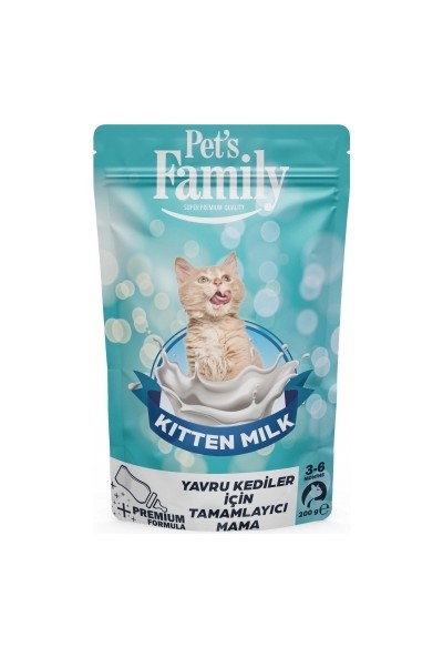 Pets Family Kedi Süt Tozu 200 gr