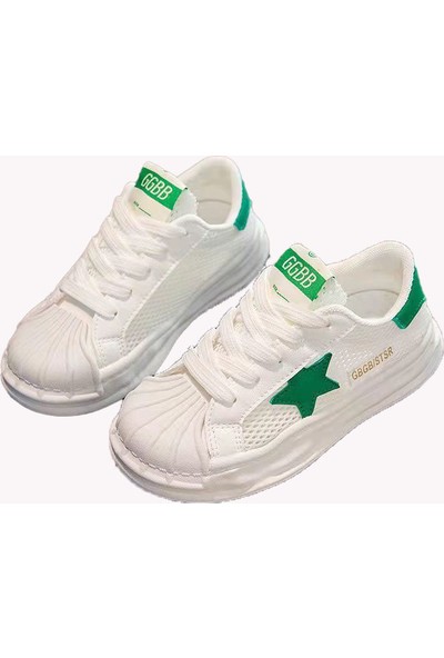 Smart Cabin Nefes Alabilen Günlük Spor Kız Çocuk Ayakkabısı - Yeşil (Yurt Dışından)