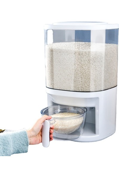Love Home Dayanıklı Kapalı Tahıl Depolama Kutusu - Beyaz (Yurt Dışından) Love Home Dayanıklı Kapalı Tahıl Depolama Kutusu - Beyaz (Yurt Dışından)
