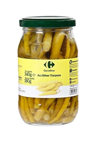 Carrefour Acı Biber Turşu 340 gr Carrefour Acı Biber Turşu 340 gr