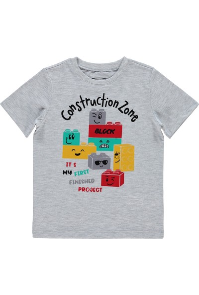 Civil Boys Erkek Çocuk Tişört 6-9 Yaş Karmelanj