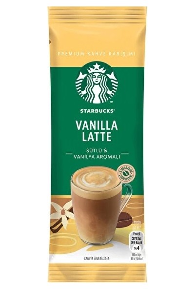 Starbucks Vanilla Latte 21.5 gr Starbucks Vanilla Latte 21.5 gr
