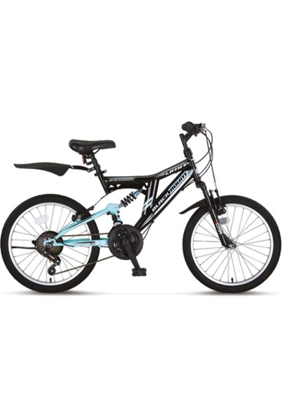 Ümit Bisiklet Blackmount 24 Jant 21 Vites V Fren Turkuaz-Siyah
