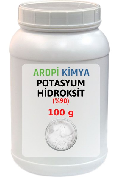 Aropi Potasyum Hidroksit (Potas Kostik) % 90 100 G Aropi Potasyum Hidroksit (Potas Kostik) % 90 100 G