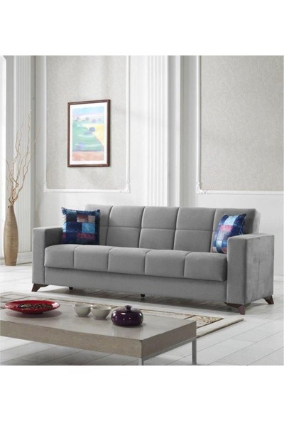 Ipek Mobilya Hazal 3lü Kanepe Açık Gri Ipek Mobilya Hazal 3lü Kanepe Açık Gri