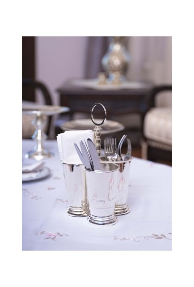 Bakır Concept Gümüş Kaplama Üçlü Kaşıklık