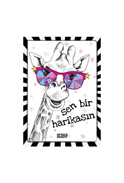 Havalı Unicorn Defter - Çılgın Defterler