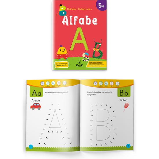 Harflerle Okul Öncesi "5 Yaş Noktaları Birleştirelim - Kitabı