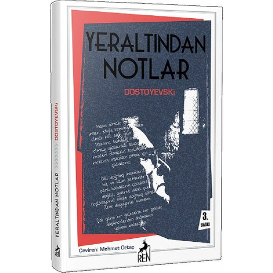 Yeraltından Notlar - Fyodor Mihayloviç Dostoyevski Kitabı