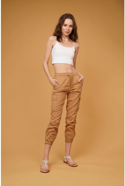 Gabria Camel Kargo Cepli Pantolon Gabria Camel Kargo Cepli Pantolon