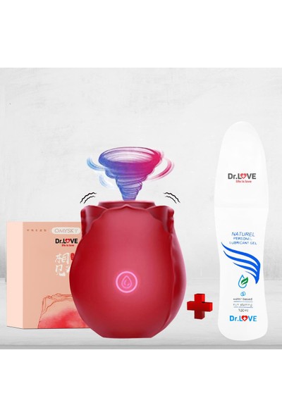 Drlove Gül Şeklinde Klitoral Emici Vibratör + Drlove Kayganlaştırıcı Drlove Gül Şeklinde Klitoral Emici Vibratör + Drlove Kayganlaştırıcı