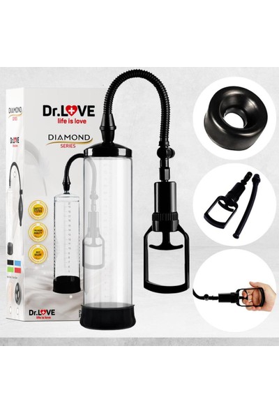 Drlove Penis Pump Men Güçlü Vakumlu Penis Pompası Silikon Başlıklı Drlove Penis Pump Men Güçlü Vakumlu Penis Pompası Silikon Başlıklı