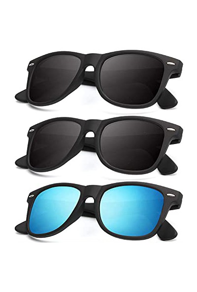 Dmxtop 3 Adet Mat Kaplamalı Polarize Kadın Güneş Gözlüğü - Çok Renkli (Yurt Dışından)