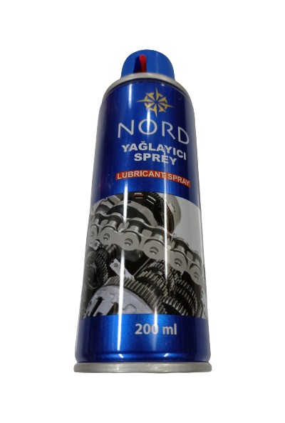 Aymanoğlu Motosiklet Nord Çok Amaçlı Yağlayıcı Sprey 200ML Aymanoğlu Motosiklet Nord Çok Amaçlı Yağlayıcı Sprey 200ML