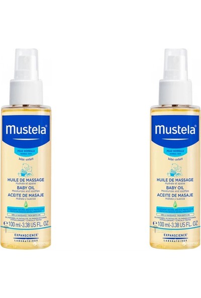 Mustela Baby Oil Masaj Yağı 100 ml 2 Adet Mustela Baby Oil Masaj Yağı 100 ml 2 Adet
