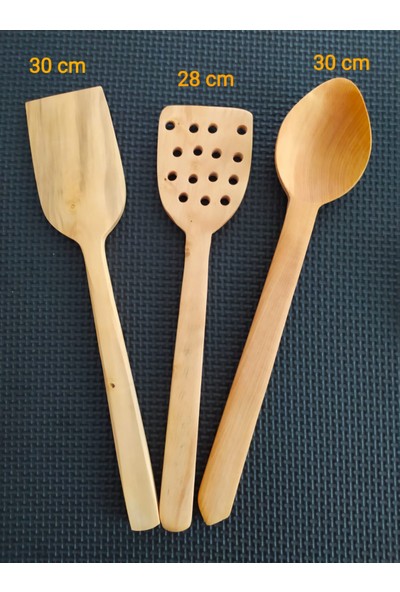Ncy Home Trabzon Bölgesi El Yapımı Hakiki Şimşir Kaşık Spatula Seti 3'lü Ncy Home Trabzon Bölgesi El Yapımı Hakiki Şimşir Kaşık Spatula Seti 3'lü