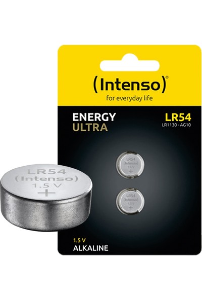 Intenso Energy Ultra LR54 2 Adet Intenso Energy Ultra LR54 2 Adet