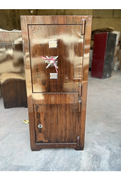 Öz Göktaş Ahşap Desenli 105 cm 150 kg Çelik Para Kasası