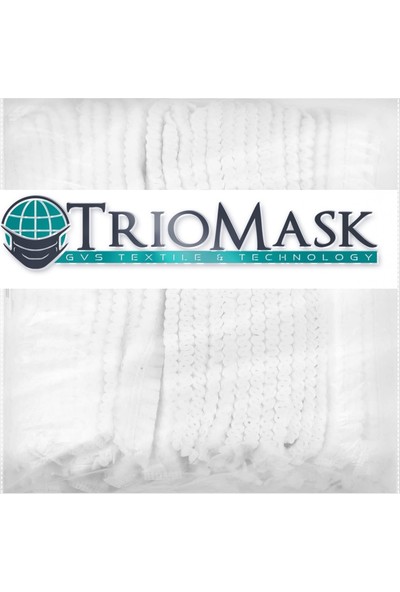 Triomask 52cm Tela Bone - Tek Kullanımlık Bone 1.000'Lı Triomask 52cm Tela Bone - Tek Kullanımlık Bone 1.000'Lı